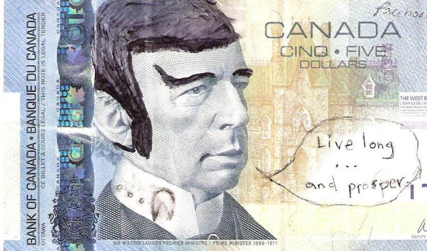 Spocking Canadian Money: A Tribute to Leonard Nimoy